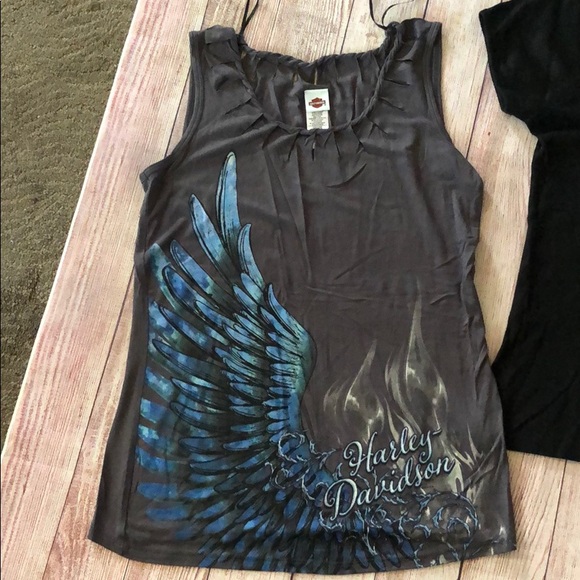 Harley-Davidson | Tops | Set Of 3 Harley Davidson Tops | Poshmark